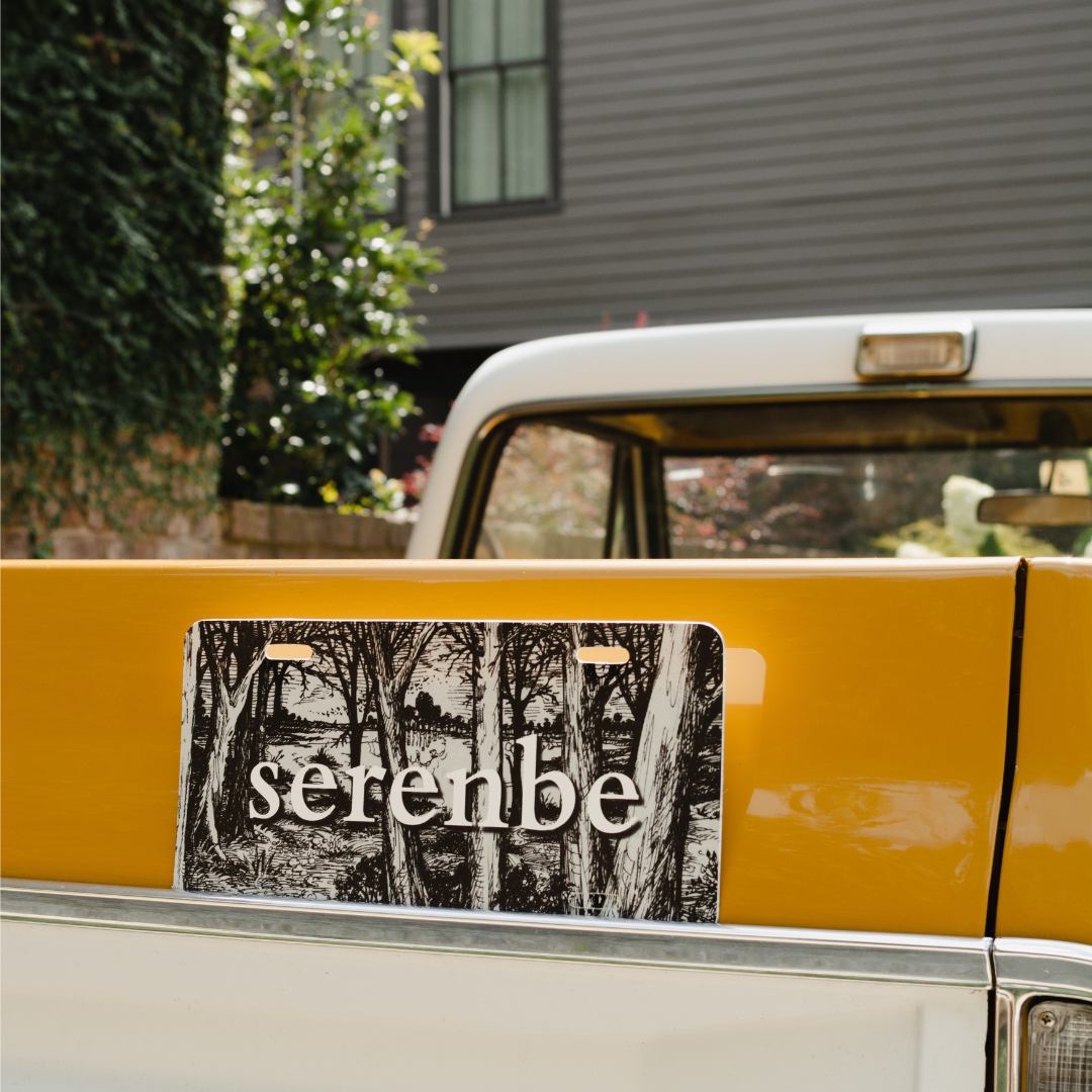 License Plate – Shop Serenbe